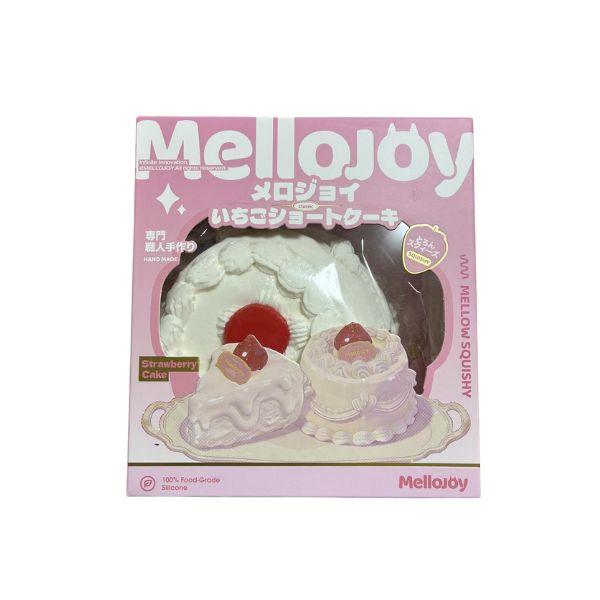Mellojoy メロジョイ いちごショートケーキ スクイーズまるで本物のケーキのような、かわいい見た目が魅力のMellojoy。いちごショートケーキをモチーフにした、見て楽しい・触って癒されるスクイーズトイです。ぎゅっと握るたびに、ふわっ...