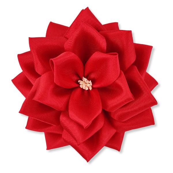 【商品概要】・安全ピンだけでなく、クリップもついているので、洋服やお着物に安全ピンで穴をあけてしまうことがなくご利用いただけます。・大バラ　花のみとなります。▼この商品に使用できるタレリボン徽章付替え用・タレ（大）【用途】国会議員、授賞式、...