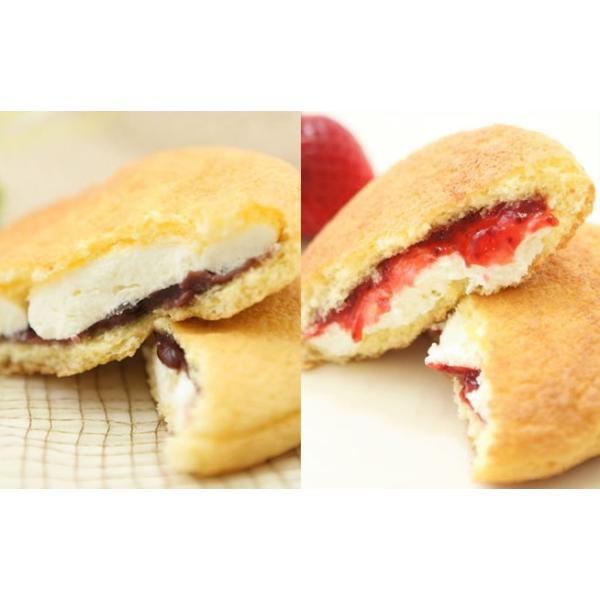 ふんわり生地と、十勝小豆たっぷりになめらか生クリームの生どら焼き 『北の生どら』と、『北の生どら』の生地を使った苺風味の生どら焼き『クリームどら苺』のペアセットです。 ◆内容 ：６個入り（北の零年３個、クリームどら苺３個）◆賞味期限：冷凍保...