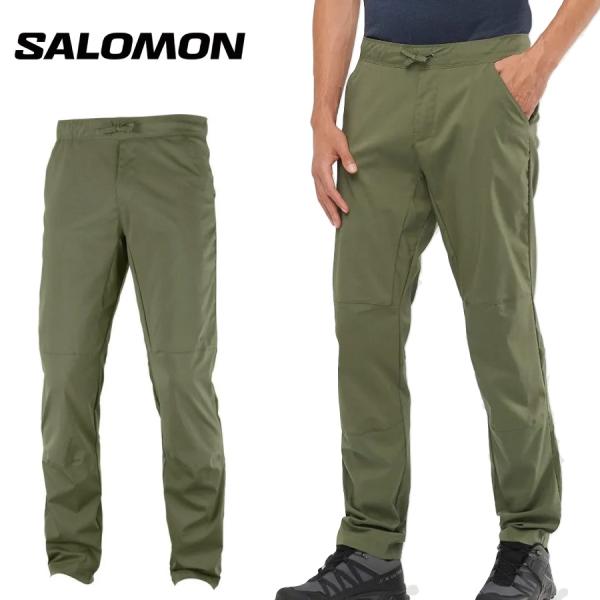 SALOMON EXPLORE TAPERED PANTS 　カラー：OLIVE NIGHT　サイズ：Mサイズ（ウエスト:83-89 ヒップ:96-102)　　　　　Lサイズ（ウエスト:89-95 ヒップ:102-108)伸縮性のウエストと...