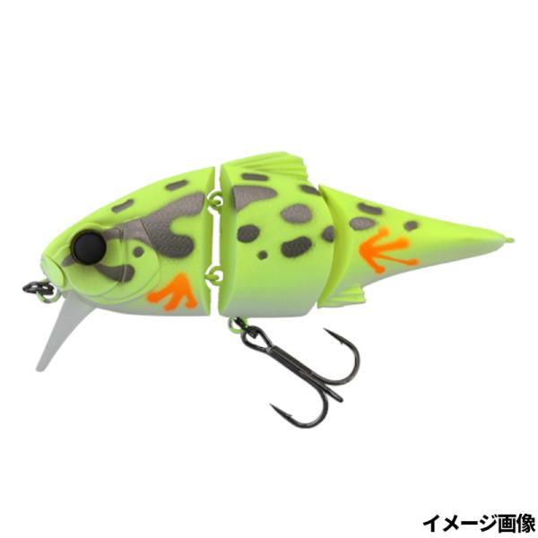 ジャッカル  ●カラー:スイングドチャートガエル ●全長:72mm ●自重:9.3g ●タイプ:Floating ●釣り方、フィールド:淡水ルアー ●代表対象魚:ブラックバス|【ジャッカル/JACKALL】ジョイント部が小さくカチカチと音を...