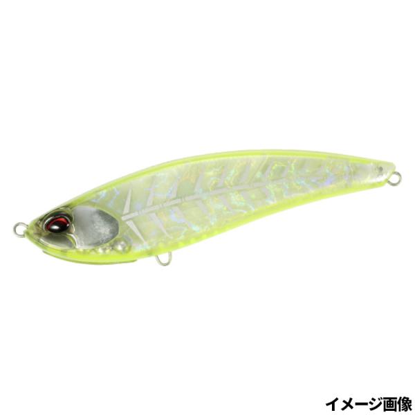 DUO  ●カラー:Wチャートボーン ●全長:155mm ●自重:50g ●タイプ:重心移動・フローティング ●フック:#1/0 ●リング:フックアイ#5.5 ●代表対象魚:スズキ（シーバス・鱸）|【デュオ/DUO】体高があるフラットサイド...