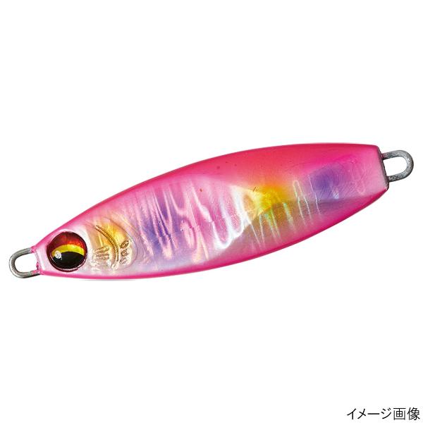 ダイワ 鮃狂  ●カラー:ヒラメピンクマーブル ●全長:53mm ●自重:30g ●フック:(前)イセアマ13、(後)#6トレブル ●釣り方、フィールド:ソルトルアー（ショア） ●代表対象魚:ヒラメ（平目） ●代表対象魚（詳細）:マゴチ|多...