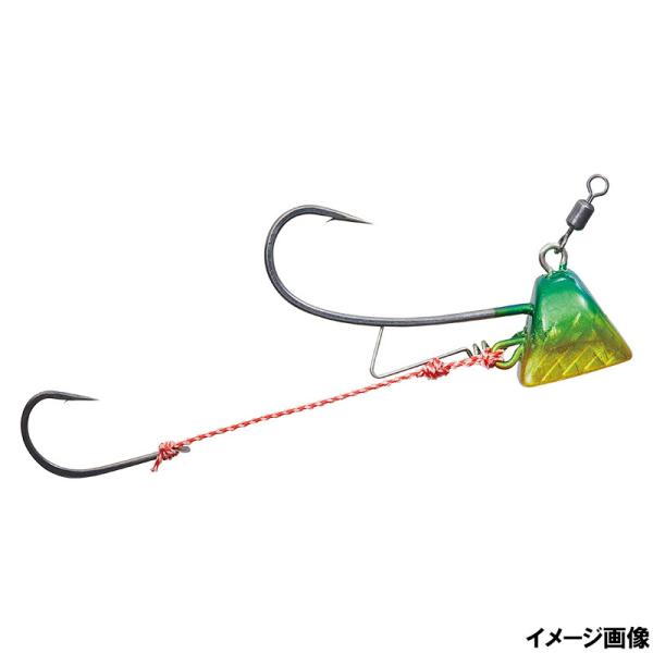 ダイワ 紅牙  ・高比重(18g)ダングステン素材を使用。硬質素材の為、着底・アタリ感度も抜群 ・生きエビも冷凍エビもしっかり固定できるエビロックシステム搭載 ・驚異の回転力サクサススイベル搭載で仕掛けのヨレが激減 ・親針、孫針に驚異の貫通...