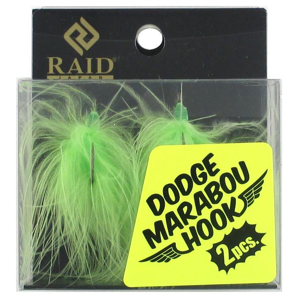 レイドジャパン  ●カラー:DGH001(ホワイト) ●入数:2個|【レイドジャパン/RAID JAPAN】艶めかしく揺らめくマラブー素材。超滑!フッ素コーティング採用。飛距離向上![マラブーフック] MST-16-05-03