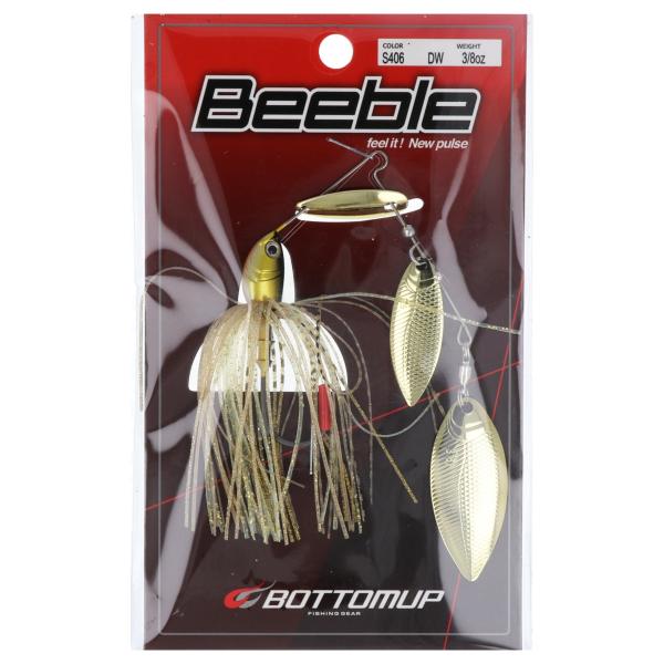 ボトムアップ  ●カラー:S406 ゴールデンシャイナー ●サイズ:3/8oz DW ●自重:10.6g ●自重（オンス）:3/8oz ●タイプ:Spinner Baits ●フック:有 ●ブレードタイプ:DW(ダブルウィロー) ●釣り方、...