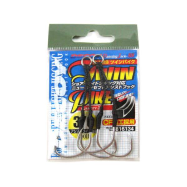 カツイチ デコイ |●スプリットリングへのセットが簡単な溶接リング●張りのあるオリジナルブレイドライン●ファインロングテーパー&amp;絶妙なポイント角度が確実な2本掛けを実現●細軸、ワイドゲイプであるにもかかわらず、CF(Cubical　...