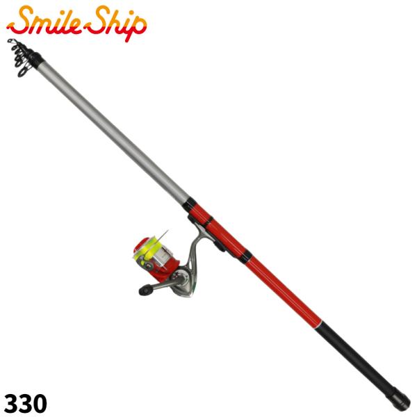 スマイルシップ  注意事項・元径は竿尻から1mm、竿本体の設計値(外径)を表示しています。 ・自重は竿のみの重さです。 ・リールの糸巻量は、糸にかかる負荷によって増減することがあります。 ●セット商品/付属品：トップカバー ●サイズ:330...