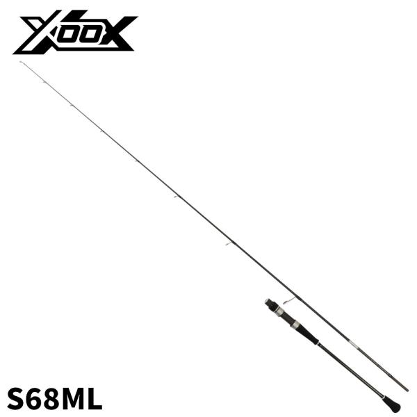 XOOX  【S68ML】水深90m程度、40gから100gまでのジグの使用に適したミディアムライトアクション。浅場から深場まで幅広く対応。ティップからベリーにかけて張りを持たせることで、イメージ通りのジグアクションをサポートする。 【仕様...