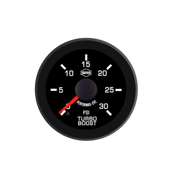 商品名:  ISSPRO EV? Electronic Turbo Boost 0-30 - R17133 Full Kit, Black Face, Red Pointer, Green Backlight, Black Bezel, B...