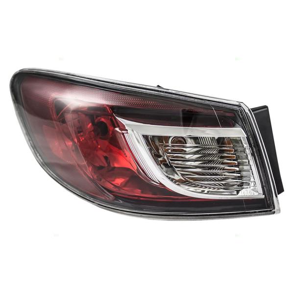 商品名:  Brock Replacement Drivers Taillight Tail Lamp with Bulb Type Lens Compatible with 10-13 Mazda3 BBM4-51-160Fブランド: A...
