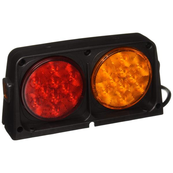 商品名:  Wesbar 54209-019 Replacement Part, Dual RH LED AG Light w/3 Wire Leads - Lens: Rear-Red/Amber, Front-Amber/Blankブラ...