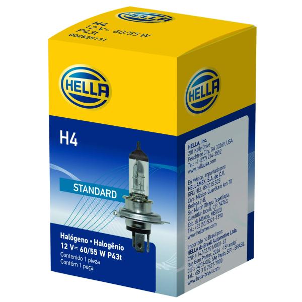 商品名: HELLA H4 標準ハロゲンバルブ 12V 60/55W HELLA H4 Standard Halogen Bulb, 12 V, 60/55Wブランド: Hella商品サイズ: Standard / Base P43t - ...