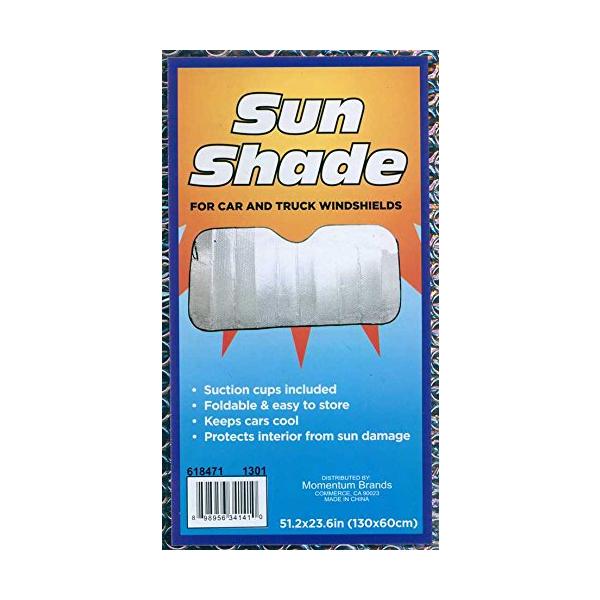 商品名: サンシェード 車 トラック フロントガラス用 Sun Shade for Car and Truck Windshieldsブランド: Momentum Brands商品サイズ: 51.2X23.6 Inch or 130X60 ...