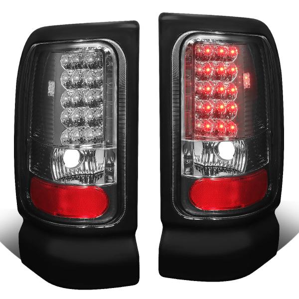商品名: TL-DRAM94-LED-VR ブラウン AD-TL-DRAM94-LED-CH-SM Auto Dynasty Full LED Tail Lights Assembly Compatible with 1994-2002 D...