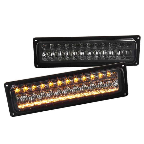 商品名: Spec-D Tuning LB-C1088GLED-RS LEDバンパーライト スモーク 88-98 Chevrolet C10用 SPEC-D TUNING LB-C1088GLED-RS Led Bumper Lights ...