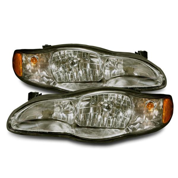 商品名: PERDE ヘッドライトセット パフォーマンスレンズ付き 2000-2005 シボレーモンテカルロ対応 Pair GM00526-HLAP PERDE Compatible with Chevy Monte Carlo Chrom...