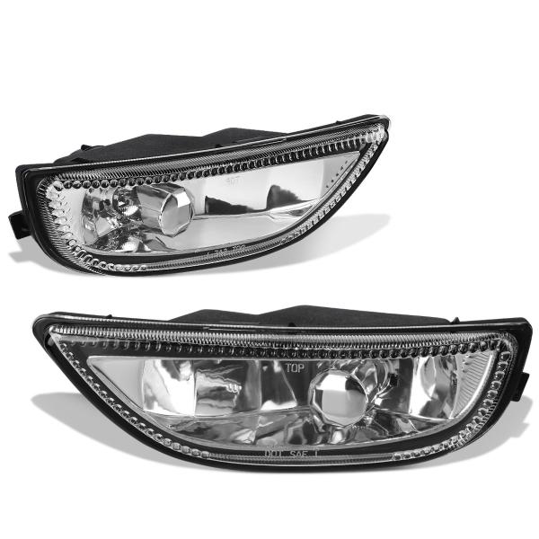 商品名:  Auto Dynasty Pair of Bumper Driving Fog Lights with Light Bulbs Compatible with Corolla 2001-2002 (Clear Lens)ブランド...
