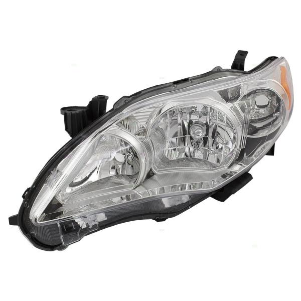 商品名:  Brock Replacement Drivers Headlight Headlamp Lens w/Chrome Housing Unit Compatible with Corolla 81170-12F10ブランド: B...
