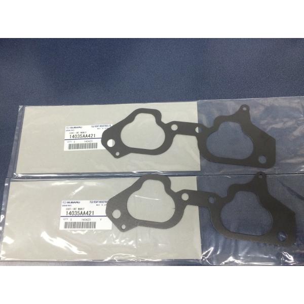 商品名: スバル2002 ? 2018スバル吸気マニホールドガスケットセットターボインプレッサWRX STI OEM 14035 aa421 QTY 2ペア純正 Subaru Intake Manifold Gasket Set Turbo...