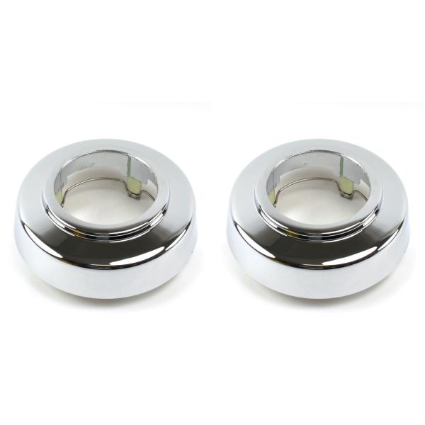 商品名:  BB Auto New Pair Set of 2 Front Chrome 16 inch 4x4 Open Wheel Center Caps Replacement for 1995-1997 Ford F250 4WD ...