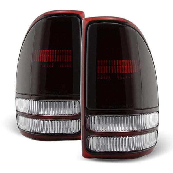 商品名: ACANII - For 1997-2004 Dodge Dakota [OE Style] Dark Smoked Tail Lights Brake Lamps Left+Right ACANII - For 1997-200...