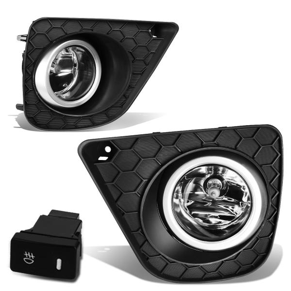 商品名:  Auto Dynasty Front Bumper Driving Fog Lights with Bezel, Switch, Wiring Harness Compatible with Honda Accord Coupe...