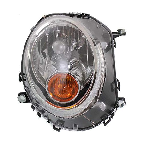 商品名:  Garage-Pro Headlight Compatible with Mini Cooper 2007-2015, Passenger Side, with Amber Turn Indicator, For Model C...