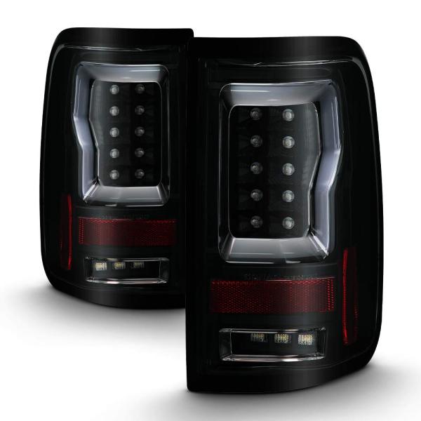 商品名: AKKON - 04-08 フォード F150 ピックアップ スタイルサイド V2 ライトバー LED ブラック スモークテールライトランプ 左側+右側ペア AKKON - Fits 04-08 Ford F150 Pickup ...