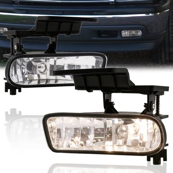 商品名:  AJP Distributors Front Bumper Head Fog Light Lamps Lens Clear Pair Set Assembly For Chevrolet Chevy Silverado Taho...