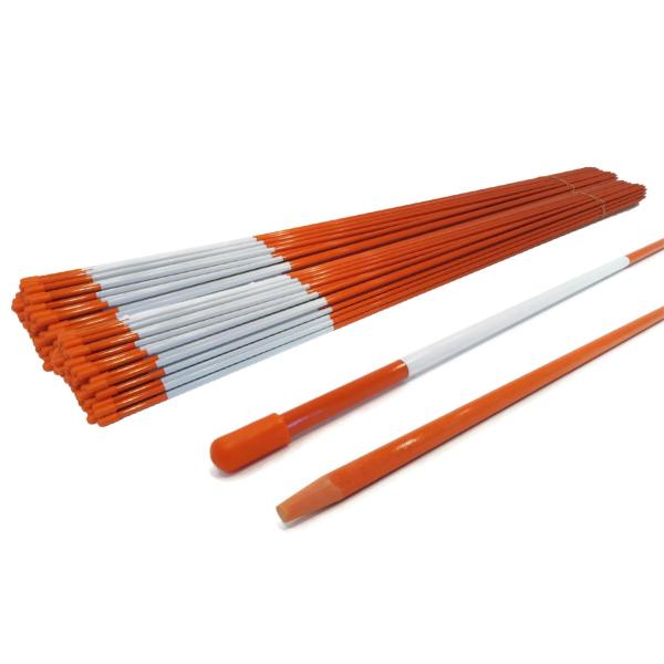 商品名:  The ROP Shop | (Pack of 10) (1/4 Inch) Orange 48 Inch Reflective Driveway Markers, Snow Stakes Poles for Snow Plow...