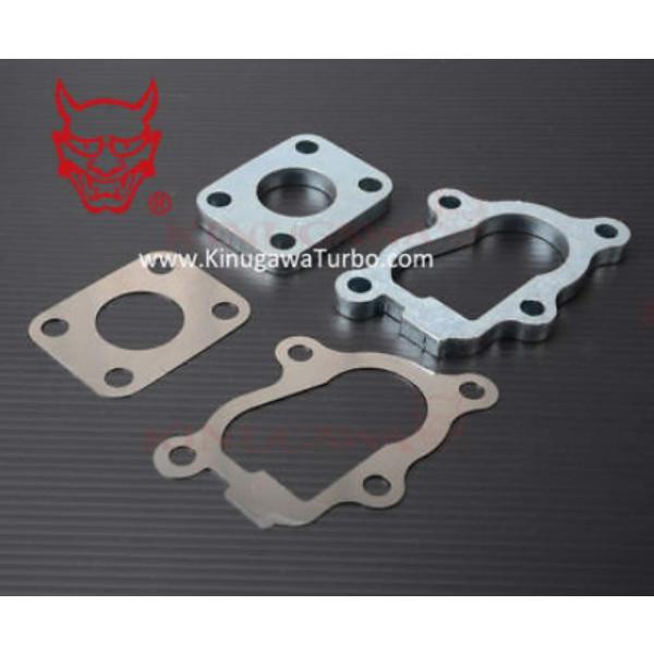 商品名: 鬼怒川 タービンインレットガスケット&amp;フランジ 三菱クボタ TD03-7T TD03-7G / IHI RHF3 RHF3H CK27ターボ対応 Kinugawa Turbine Inlet Gasket &amp; Fl...