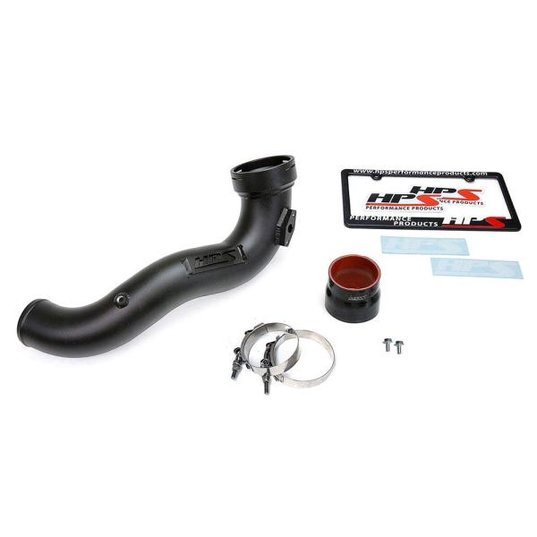 商品名: HPSパフォーマンスブラックインタークーラー吸気チャージパイプ n55 17-107WB HPS Performance Black Intercooler Intake Charge Pipe Turbo Boost Compa...