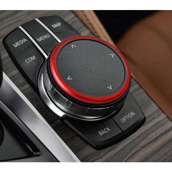 商品名: DEMILLO アルミリング 1個 BMW 1 2 3 4 5 6 7シリーズ X3 X4 X5 X6 センターコンソールiDriveマルチメディアコントローラーノブ (レッド) DEMILLO 1pc Aluminum Ring...