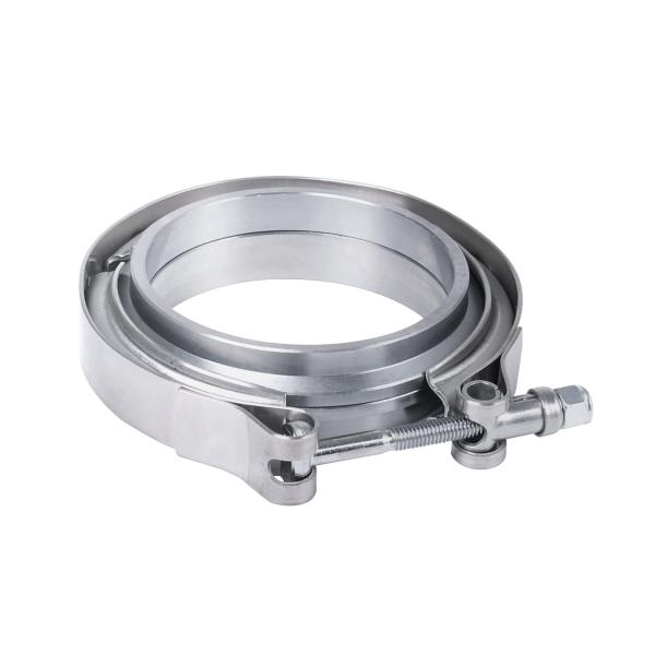 商品名:  JDMSPEED New 2.5" V-Band Flange &amp; Clamp Kit Stainless Steel Replacement For Turbo Exhaust Downpipes (1)ブランド: J...