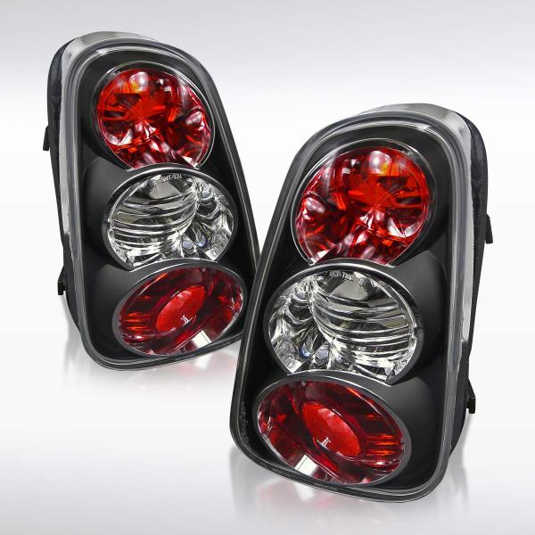 商品名:  AUTOZENSATION Compatible with 2002-2004 Mini Cooper, Left + Right Pair Assembly, Black Tail Lightsブランド: Autozensat...
