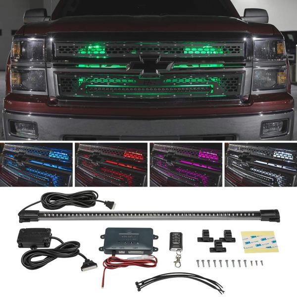 商品名:  LEDGlow Million Color LED Grille Accent Neon Lighting Kit for Cars &amp; Trucks - 18 Solid Colors - 12 Patterns - ...