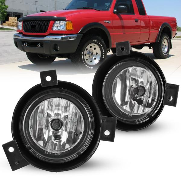 商品名: AUTOFREE フォグライト 2001-2003 フォードレンジャー用 電球付き H10 12V 42W バンパードライビングランプ 交換用 1ペア (クリアレンズ) AUTOFREE Fog Lights for FORD R...