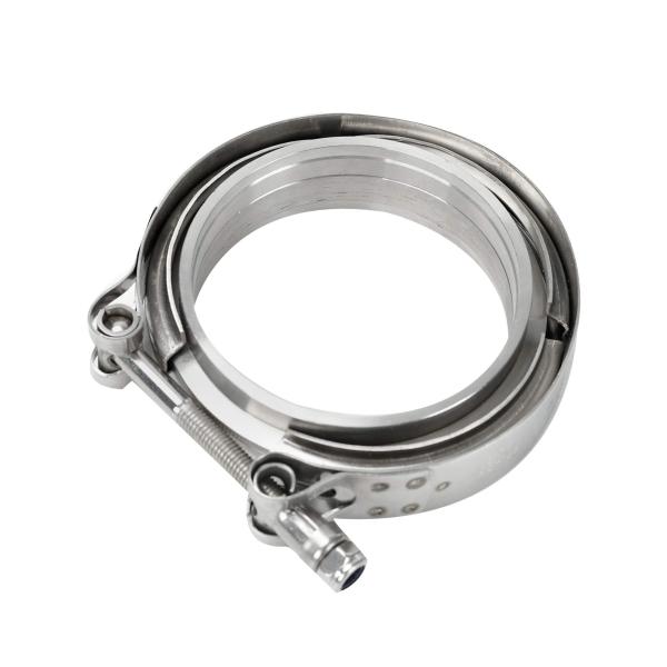 商品名:  BLACKHORSE-RACING 3.5 Inch Stainless Steel V Band Bolt Clamp With 2 Male Female Flanges for Turbo Exhaust Systems ...