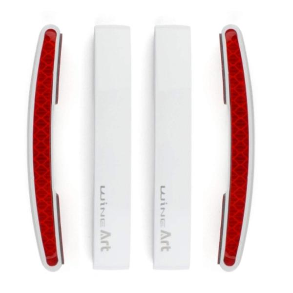 商品名: WineArt Autoban 車サイドドアエッジガード 傷防止プロテクター/アーチ型3Dデザイン/弾性EVA素材 4個セット Reflection ホワイト AW-D9006 WineArt Autoban 4Pcs Car S...