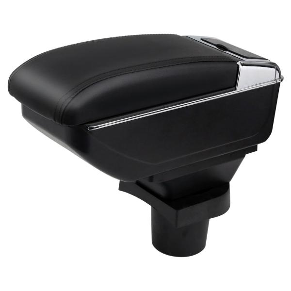 商品名: ミニクーペ アームレストコンソールセンターストレージボックス ベースカップホルダー灰皿付き Single layer ブラック AMO5 Compatible with Mini Cooper Coupe Armrest Cons...