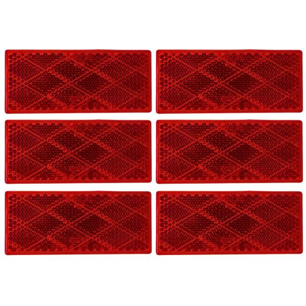 商品名:  All Star Truck Parts 3-1/8" Rectangular Stick On Reflector - Trailers, Trucks, Automobiles, Mail Boxes, Boats, SUV...