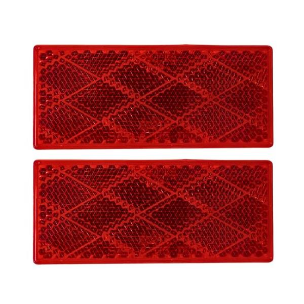 商品名:  All Star Truck Parts 3-1/8" Rectangular Stick On Reflector - Trailers, Trucks, Automobiles, Mail Boxes, Boats, SUV...