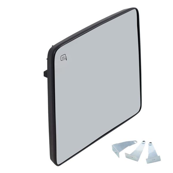 商品名: Brock 交換用ドライバーパワーアッパー牽引ミラーガラス ベース加熱付き 08-16 スーパーデューティーピックアップに対応 Brock Replacement Driver Power Upper Tow Mirror Gla...