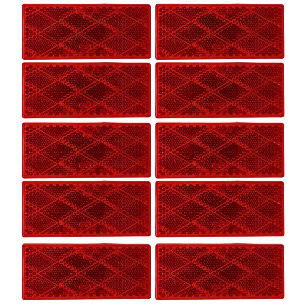 商品名:  All Star Truck Parts 3-1/8" Rectangular Stick On Reflector - Trailers, Trucks, Automobiles, Mail Boxes, Boats, SUV...