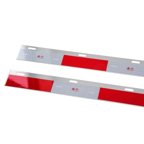 商品名: TBOZZ アルミニウム ストレート 泥よけストリップ 目立つ反射板トップフラッププレート Aluminum Straight Mud Flap Strip Conspicuity Reflector Top Flap Plate...