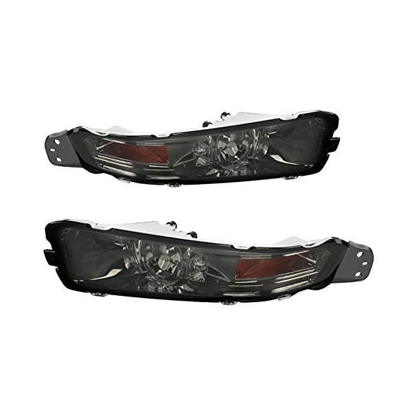 商品名: CarpartsInnovate フォード05-09 マスタング用 交換用ウィンカーフロントバンパーライトランプ スモークレンズ Carpartsinnovate for Ford 05-09 Mustang Replacemen...