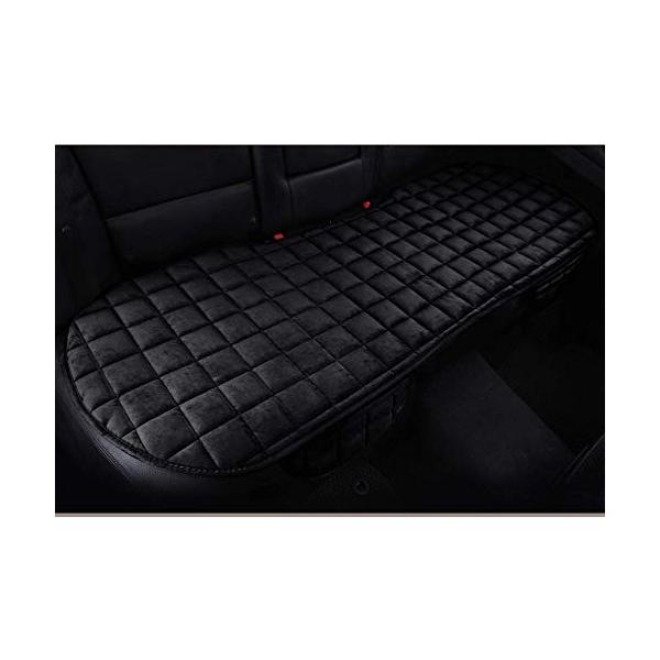 商品名: HONCENMAX ソフトカーシートカバー フラシ天クッションパッドマットプロテクター 自動車用 セダンハッチバックSUV用ユニバーサルカーインテリアアクセサリー - 後部座席ボトムカバー HONCENMAX Soft Car S...