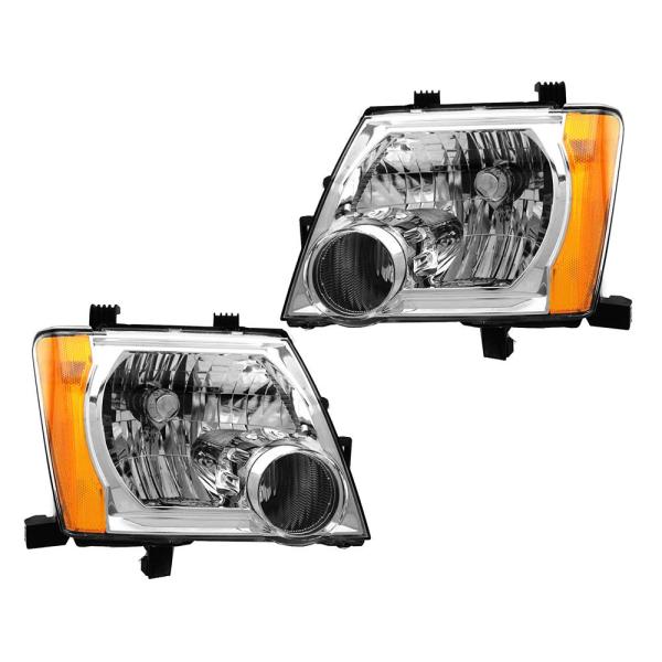 商品名:  EPIC LIGHTING OE Style Halogen Headlights Chrome Assembly Replacement for NISSAN 05-15 XTERRA [ NI2502161 NI250316...