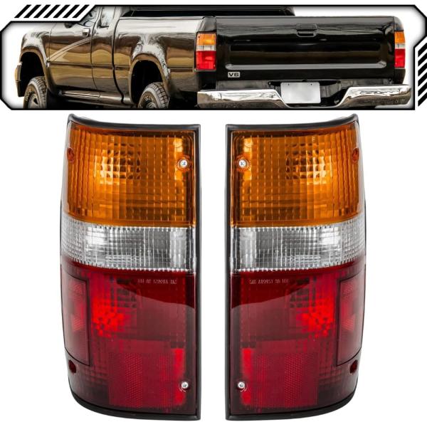 商品名:  EPIC LIGHTING OE Style Halogen Tail Lights Assembly Replacement for TOYOTA 89-95 PICKUP CLASSIC SR5 DLX [ TO280010...